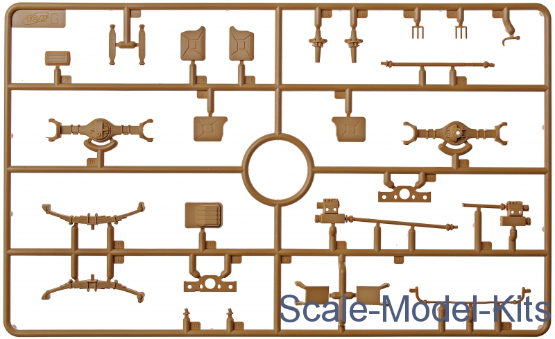 KHD A3000, German truck, WWII-ICM plastic scale model kit in 1:35 scale ...