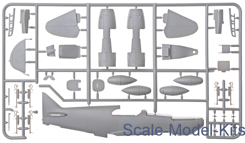 LAGG-3 series 1 WWII Soviet fighter-ICM plastic scale model kit in 1:48 ...