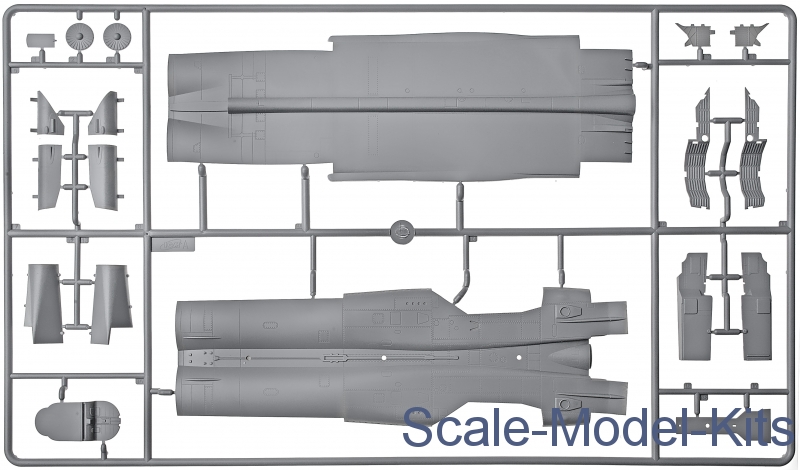 Soviet reconnaissance plane MiG-25 RB-ICM plastic scale model kit in 1: ...