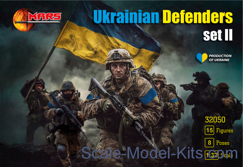 Ukrainian Defenders, set 2-Mars Figures plastic scale model kit in 1:32 ...