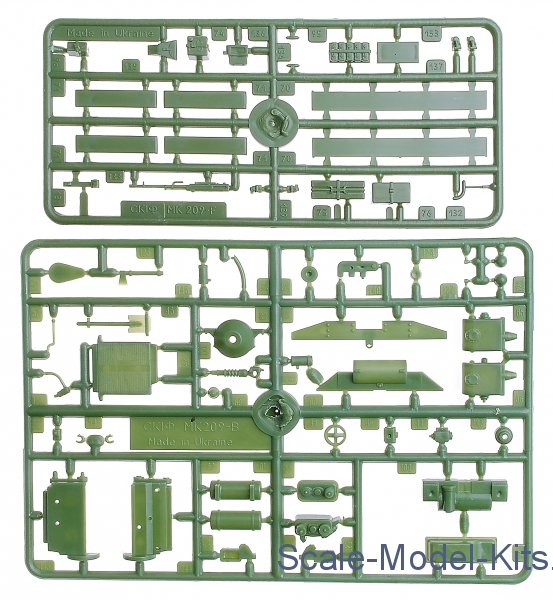 BTR-152K Soviet armored troop-carrier-Skif plastic scale model kit in 1 ...